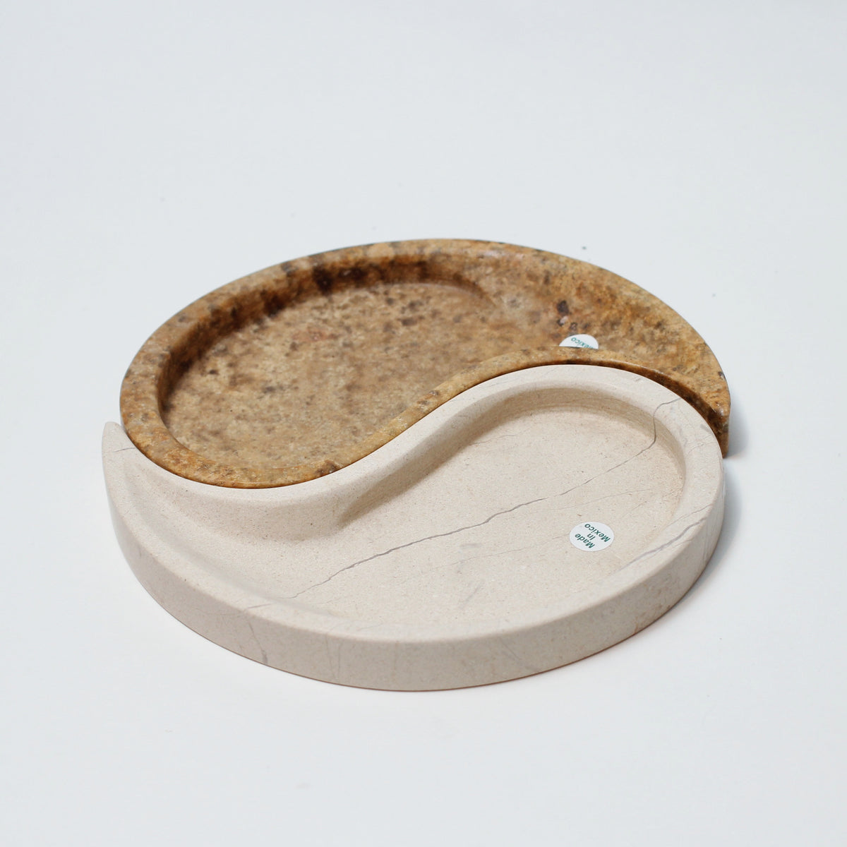 MEXICAN CALCITE TRAY - YIN YANG – CENTERING